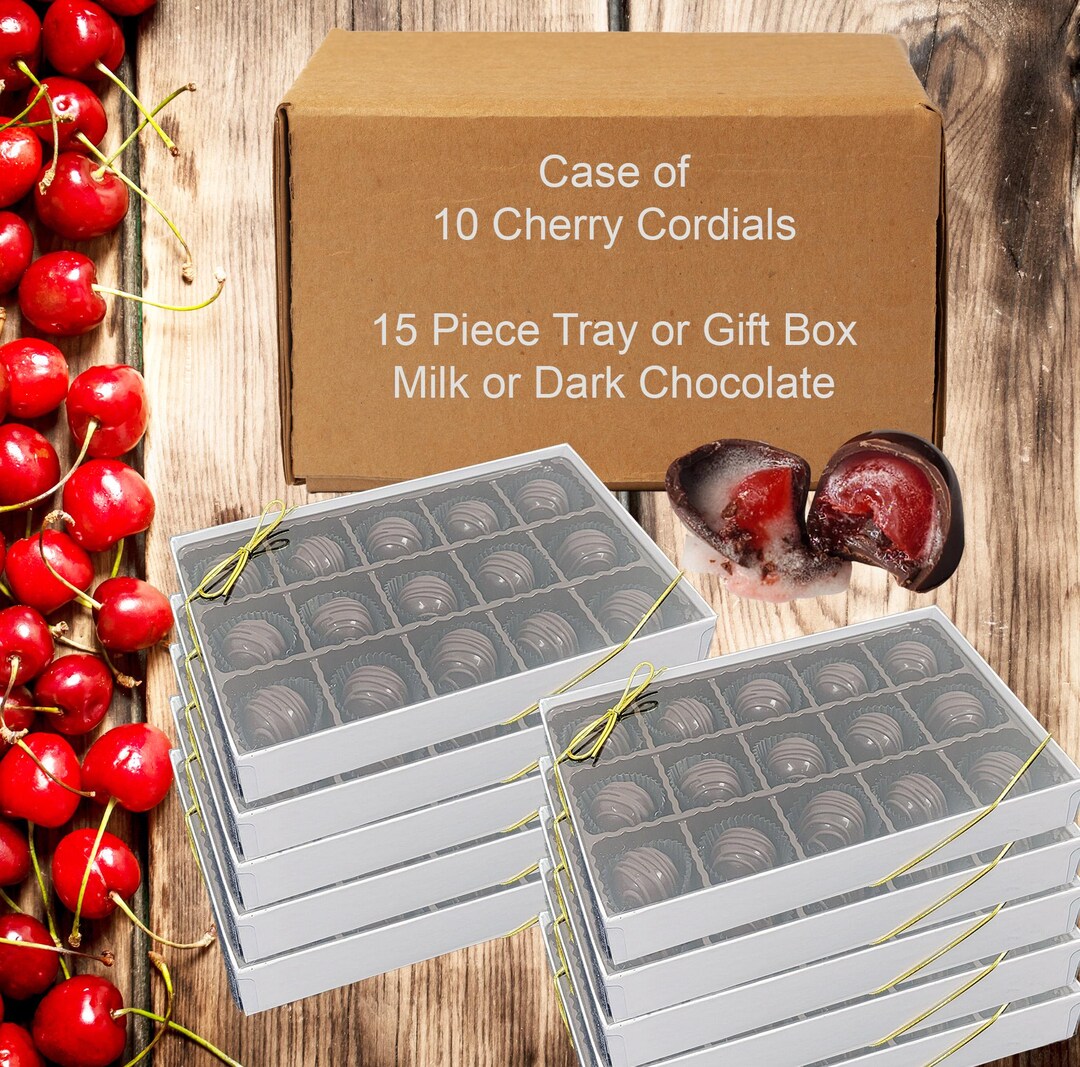 Cherry Cordials Chocolate Covered Cherries Truffles-bulk Case-homemade ...