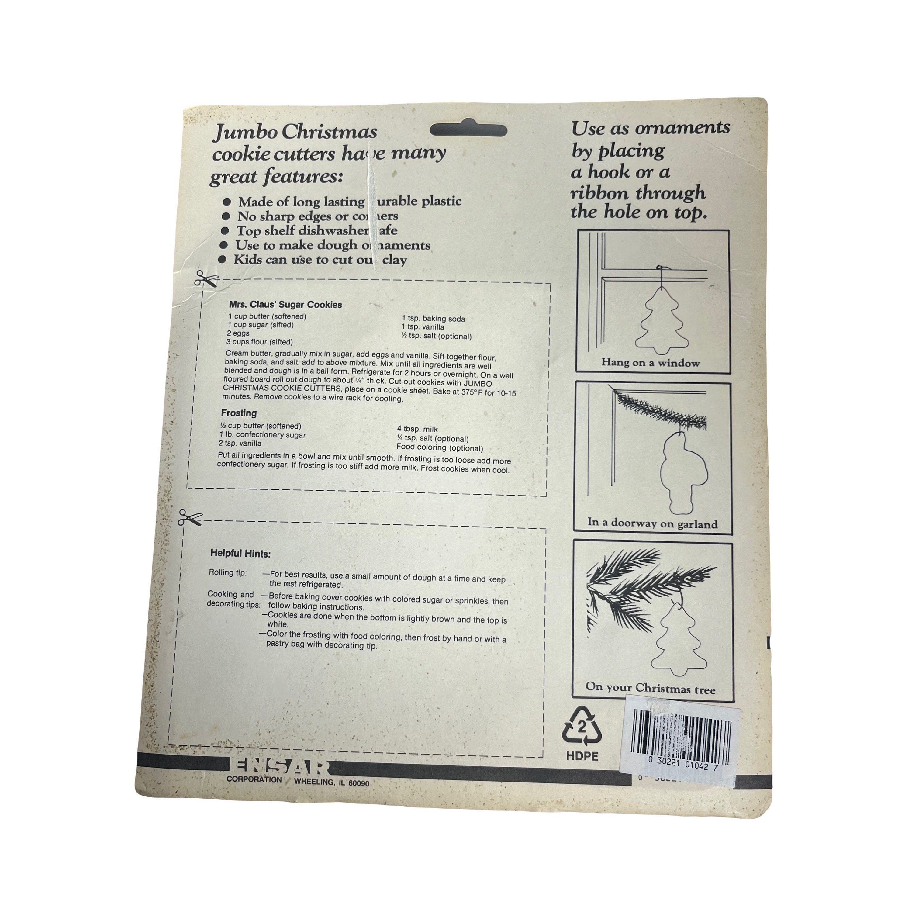 Vintage Red Jumbo Cookie Cutter Made in the USA, Ensar Corp - Etsy