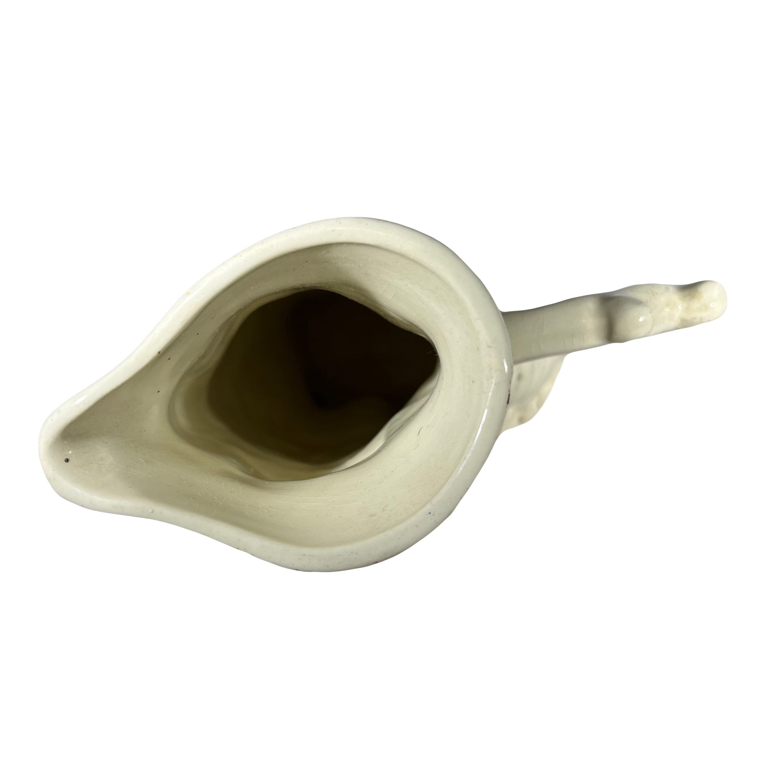 English Staffordshire White Spaniel Dog Pitcher - Etsy