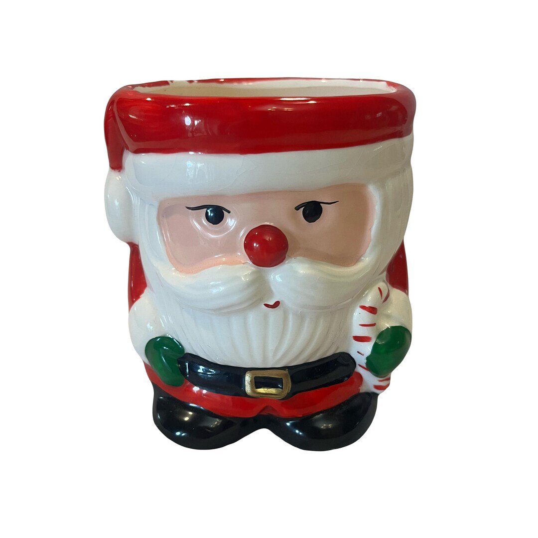 Rubens Original Santa Planter, Vintage Christmas Planter - Etsy