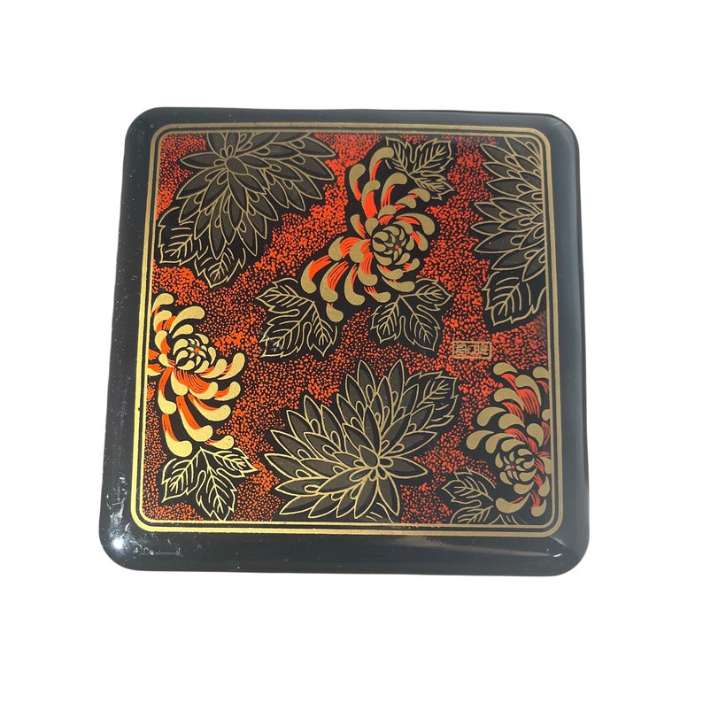 Vintage Chinese Lacquerware Box - Etsy