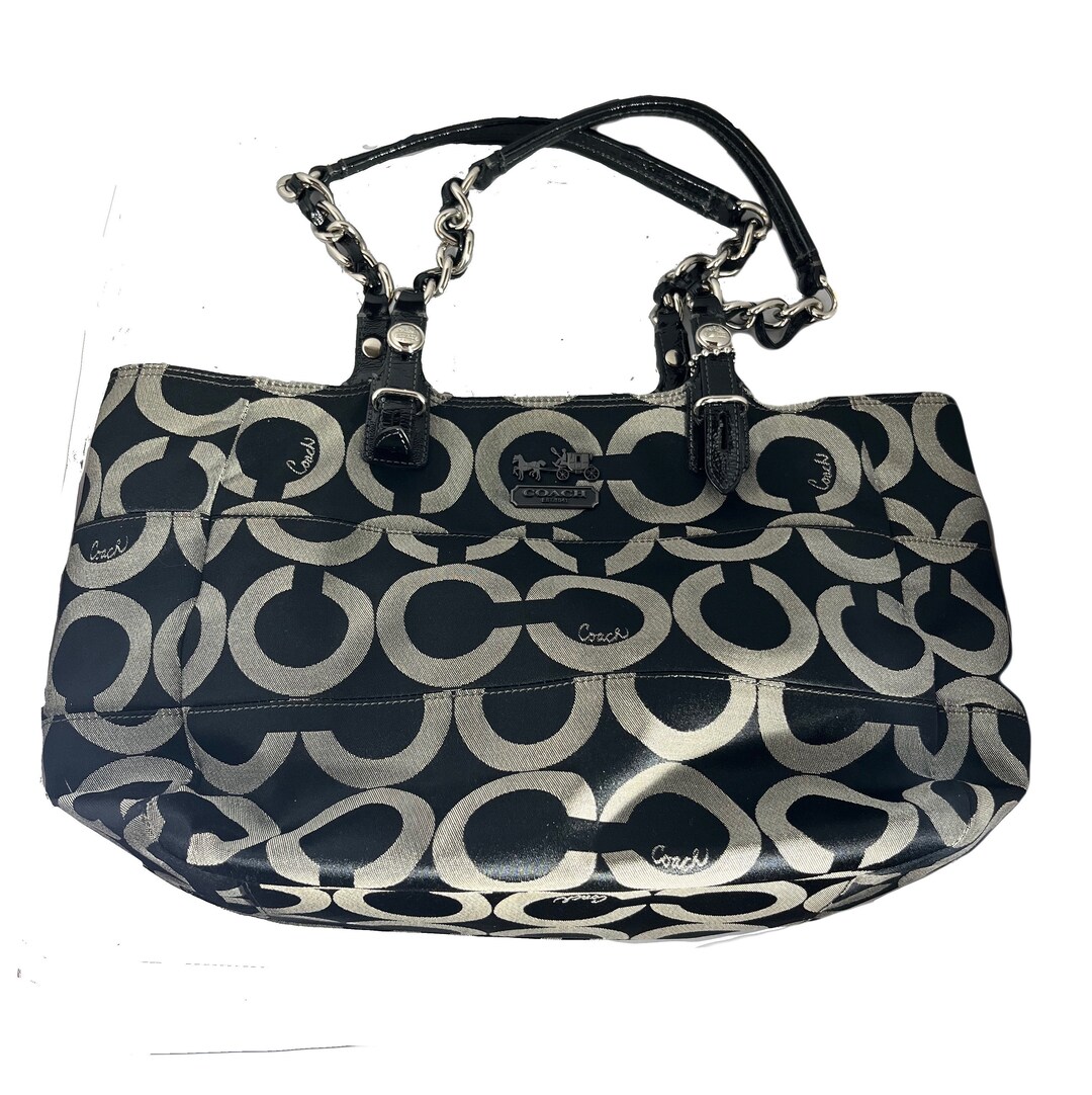 Vintage Coach Tribeca Op Art Tote Bag - Etsy