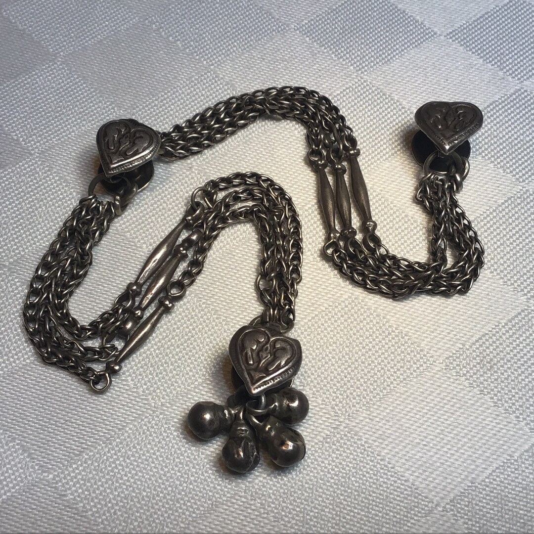 925 Silver. Very Beautiful Kurt's Button, Indian Button With Three ...