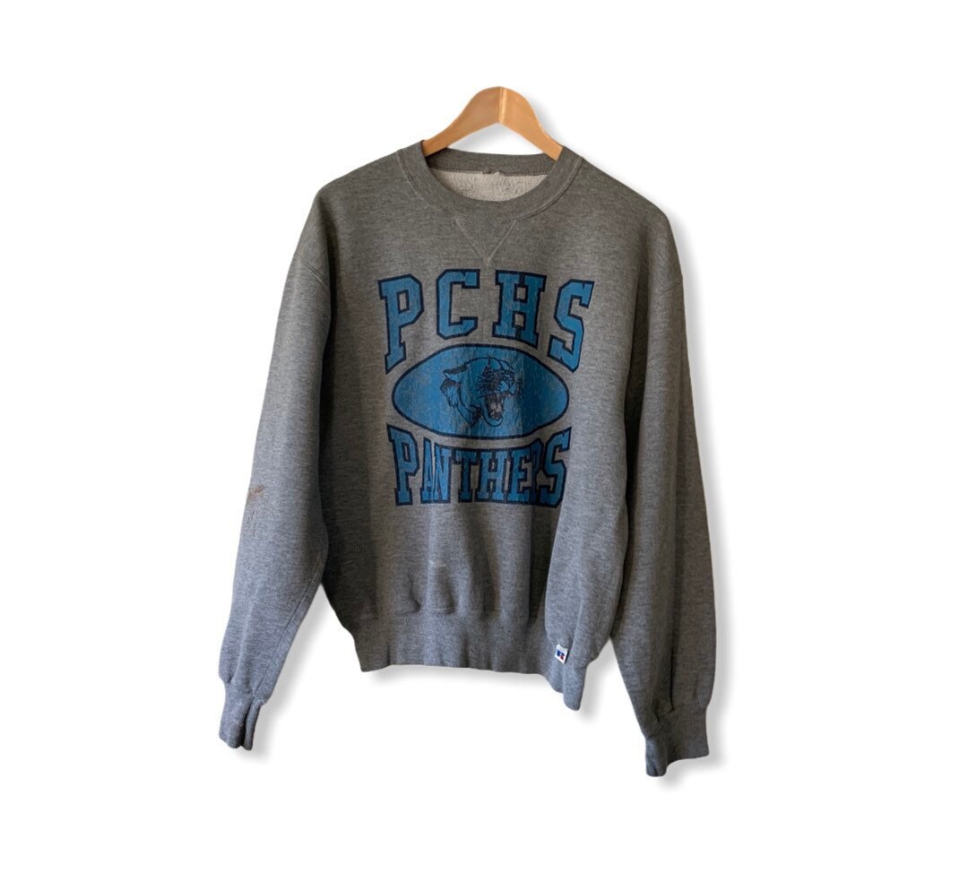 PCHS Panthers Vintage Sweatshirt Missing Size Tag. Measures Similar to ...