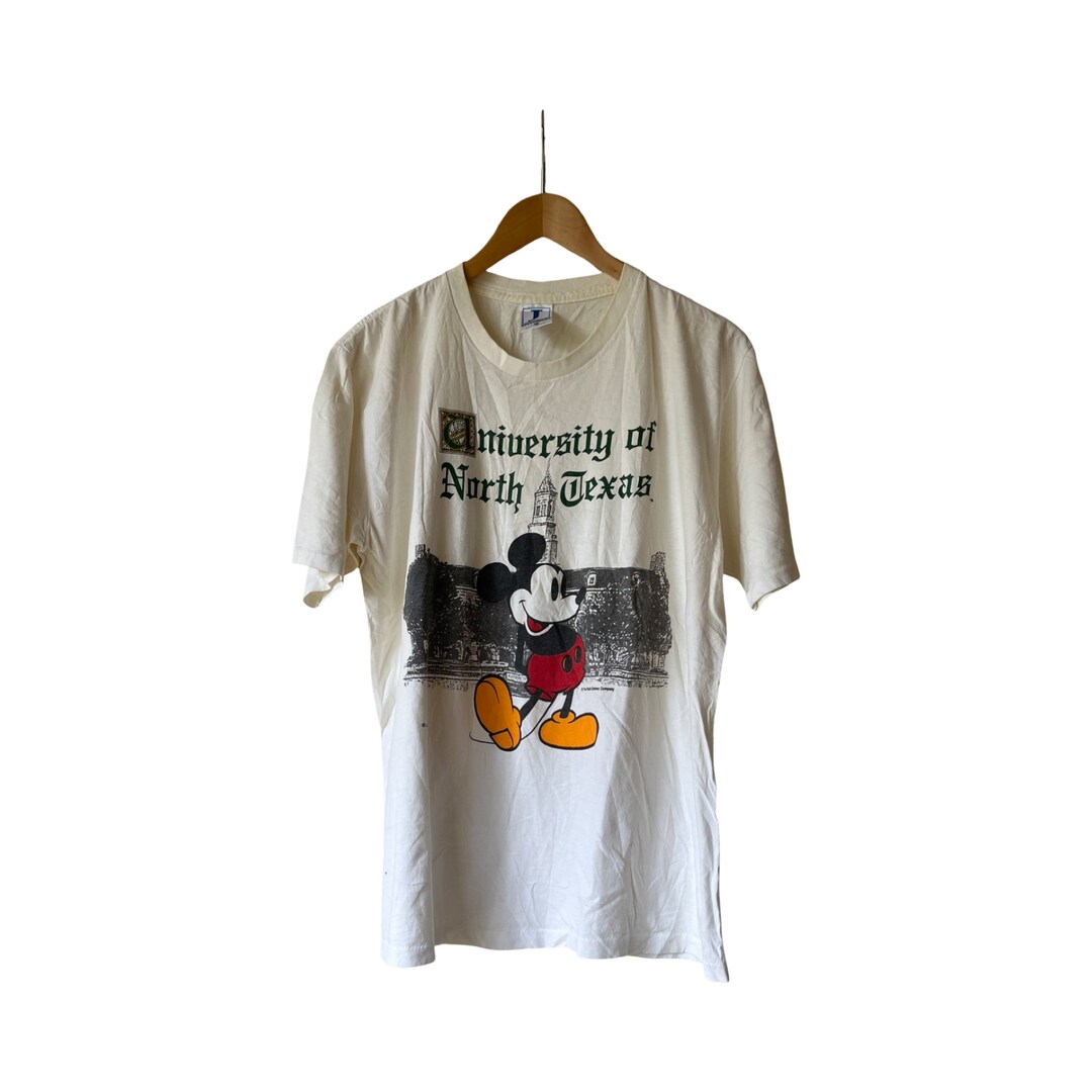 Vintage University of North Texas Mickey Mouse T-shirt. Made in USA ...