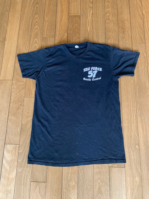Taz Force 57 LA City Fire Vintage T-shirt. Size Large - Gem