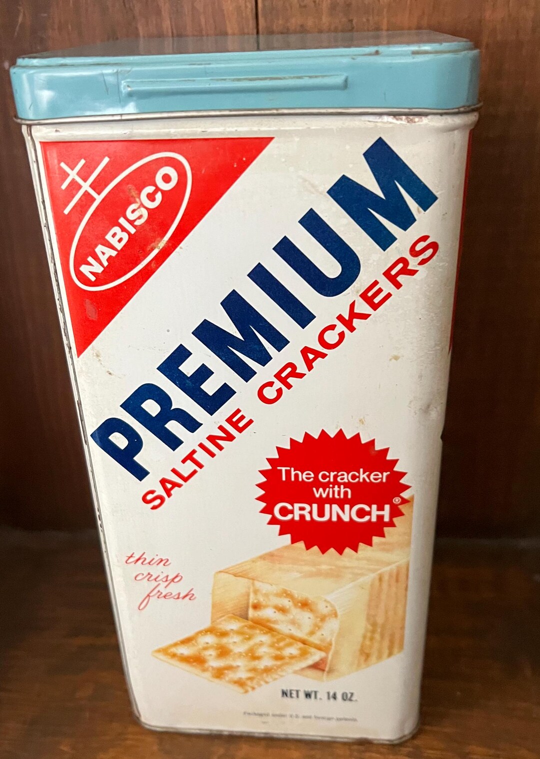 Vintage Nabisco Premium Saltine Cracker Tin - Etsy