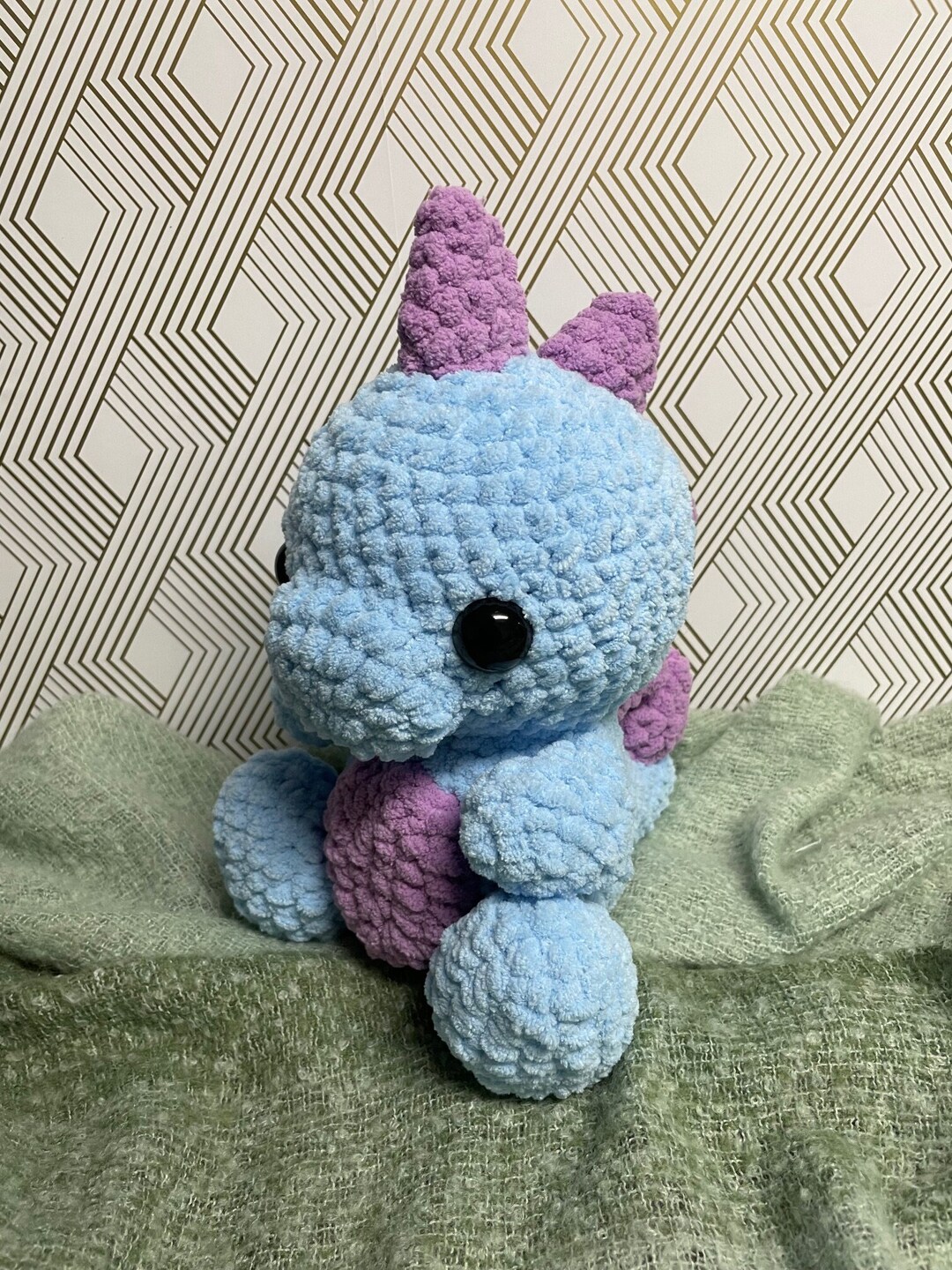 Crochet Amigurumi Dinosaur Plushie - Etsy