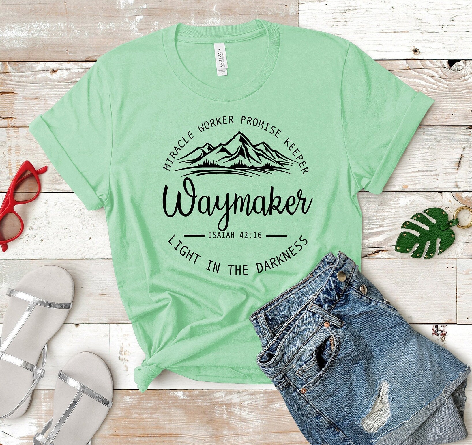 Waymaker Shirt Christian Tees Christian T-Shirts Religious | Etsy