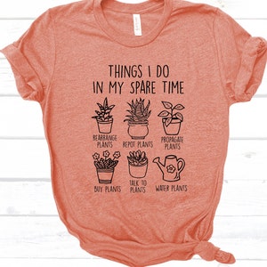 Plants Shirts, Womens Gardening Shirts, Gardener T Shirt,gardening Tee ...