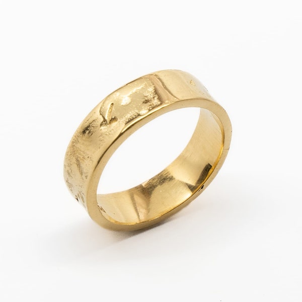 Rugged Wedding Band - Etsy