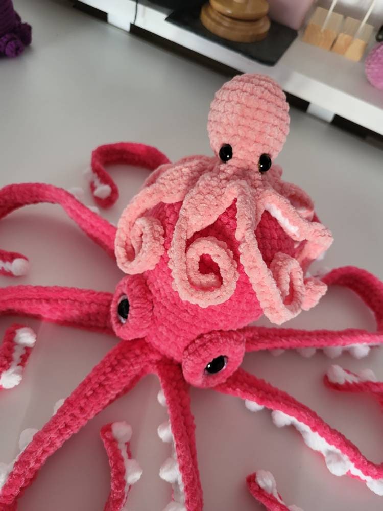 Octo Mama and Baby Crochet Pattern Pdf Amigurumi Octopus Under - Etsy UK