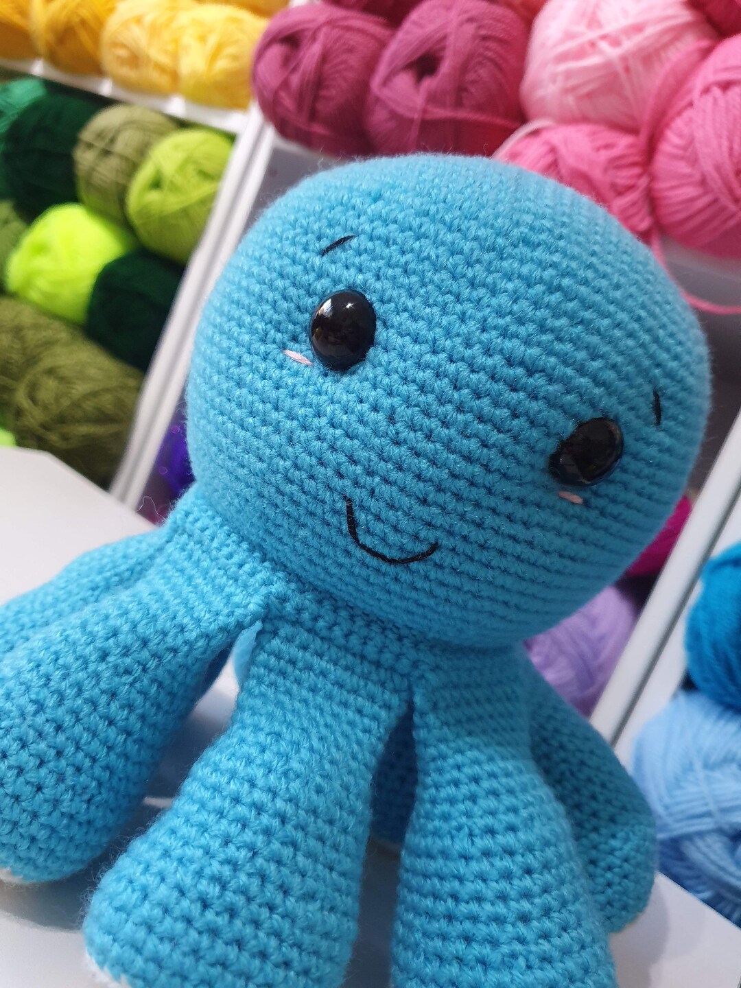 Olly the Octopus Crochet Pattern All in One No Sewing - Etsy