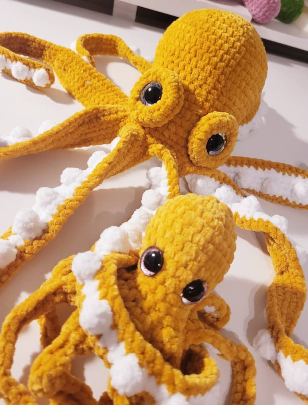 Octo Mama and Baby Crochet Pattern Pdf Amigurumi Octopus Under the Sea ...
