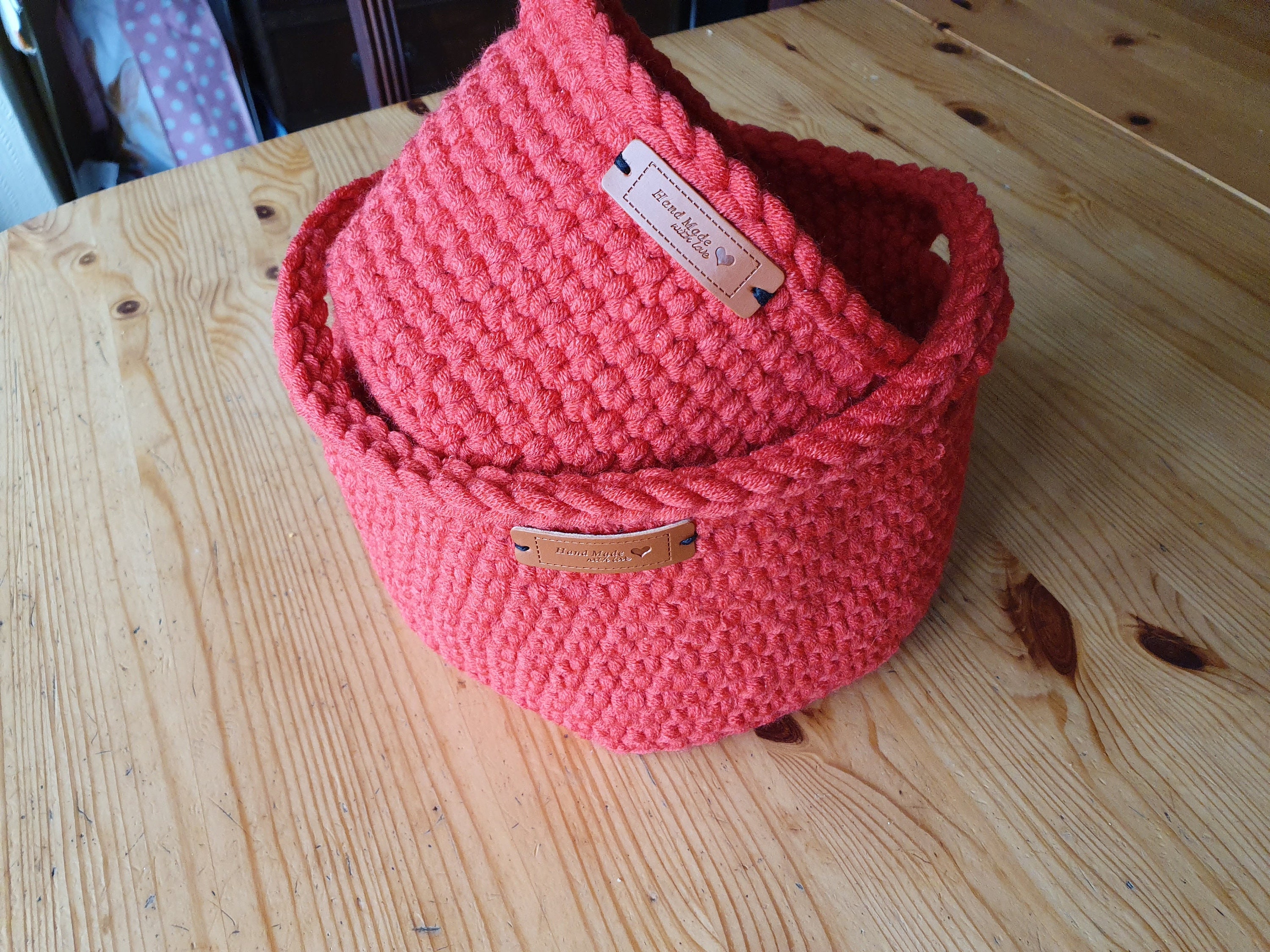 Chunky Baskets Crochet Pattern - Etsy