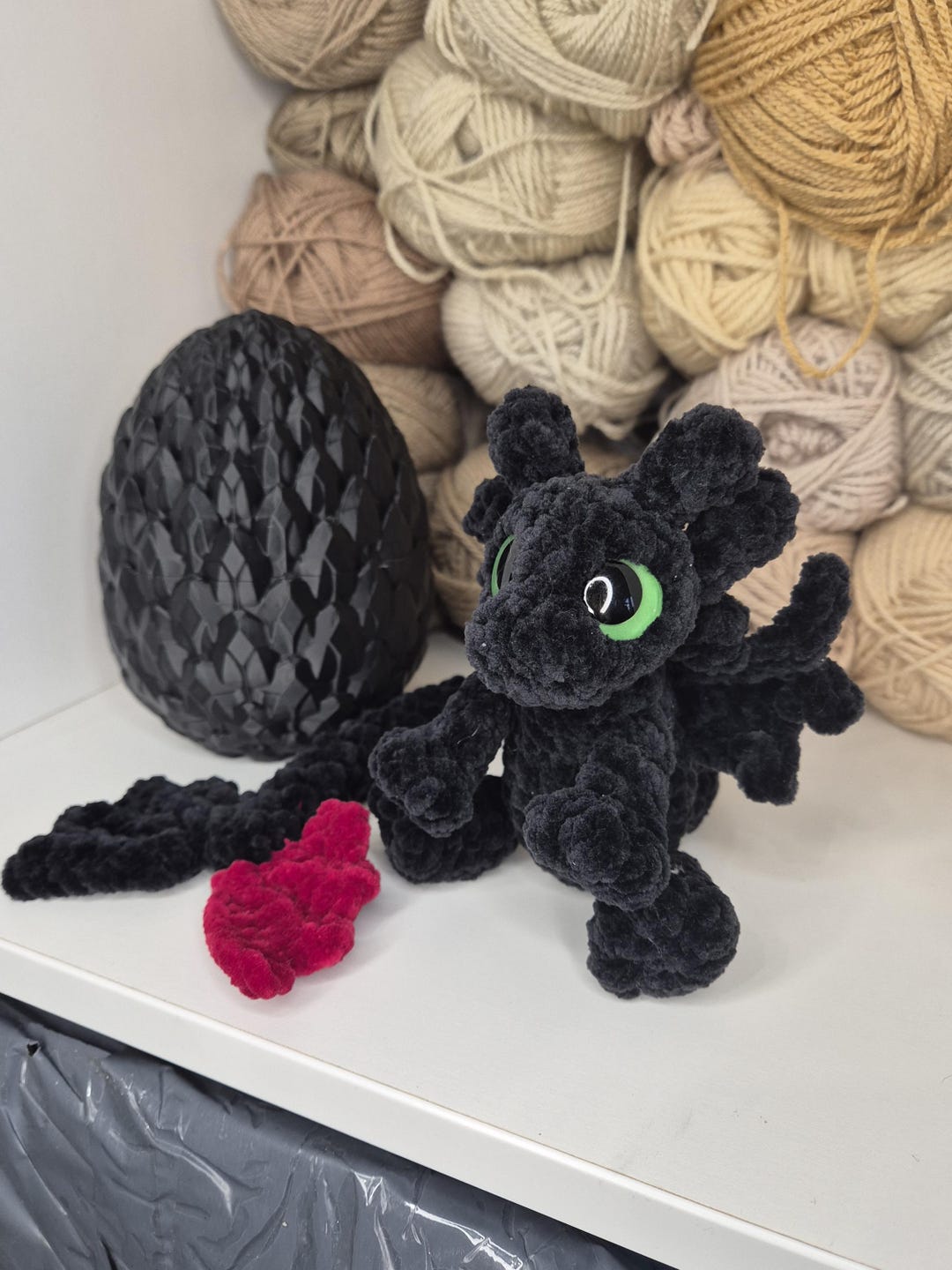 Diddy Dex Dragon Palm Size Snugglers Inside Dragon Eggs Amigurumi ...