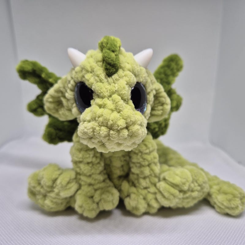 Baby Dragon Crochet Plush - Etsy