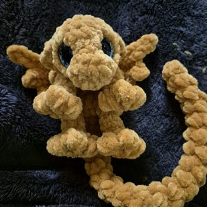 Diddy Dex the Palm Sized Snuggler Dragon Crochet Pattern Amigurumi ...