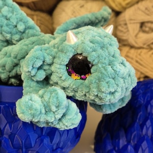 Diddy Dex the Palm Sized Snuggler Dragon Crochet Pattern Amigurumi ...