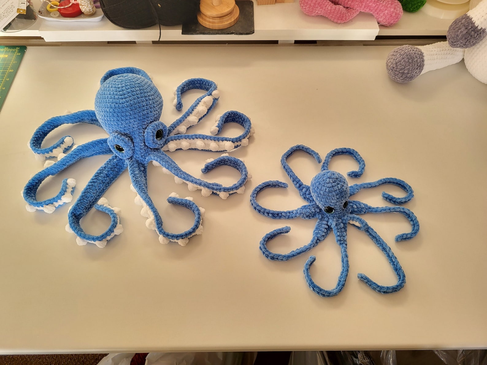 Octo Mama and Baby Crochet Pattern Pdf Amigurumi Octopus Under - Etsy UK