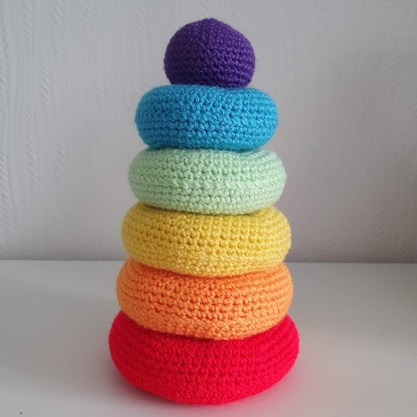Crochet Stacking Toy - Etsy