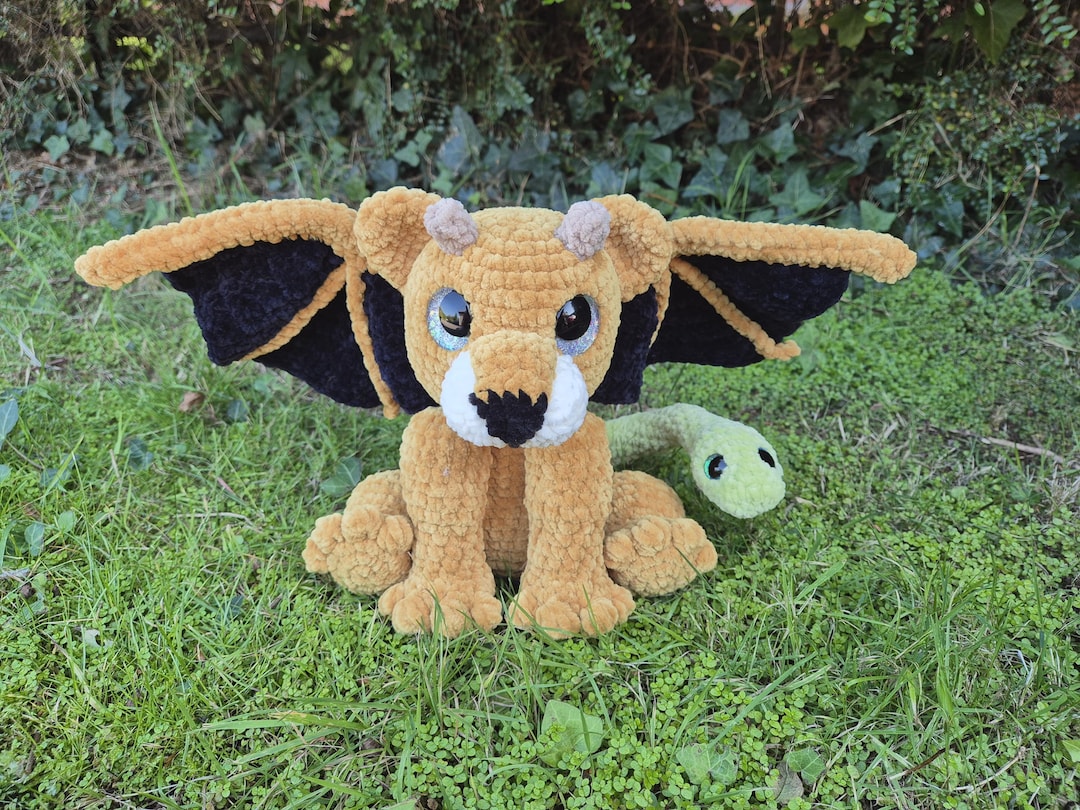 Baby Chimera Crochet Pattern PDF Amigurumi Lion Snake Dragon Goat - Etsy