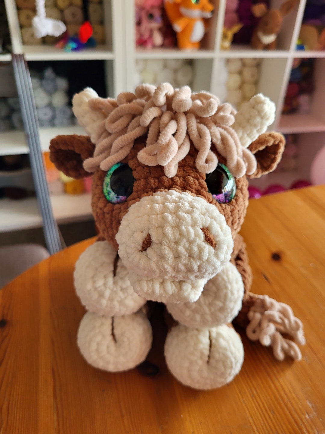 Highland Cow Snuggler Crochet Pattern Digital Download Lovey Cuddler - Etsy