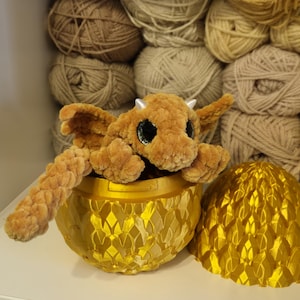 Diddy Dex the Palm Sized Snuggler Dragon Crochet Pattern Amigurumi ...