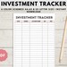 Investment Tracker Printable Stock Portfolio Progress Log - Etsy