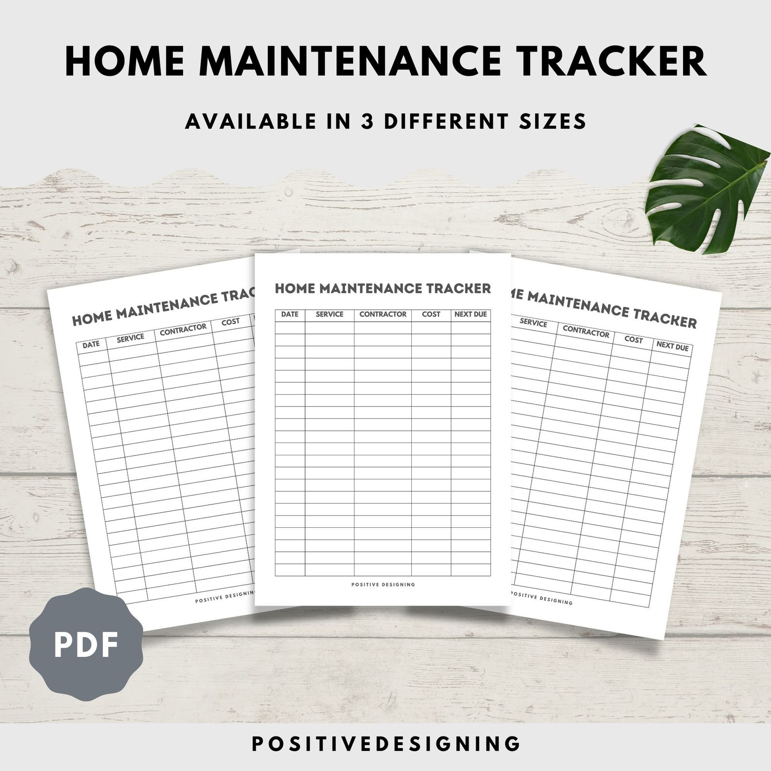 Home Maintenance Checklist, Home Management Planner, House Checklist ...