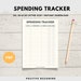 Spending Tracker Printable, Expense Tracker, Budget Template, Financial ...