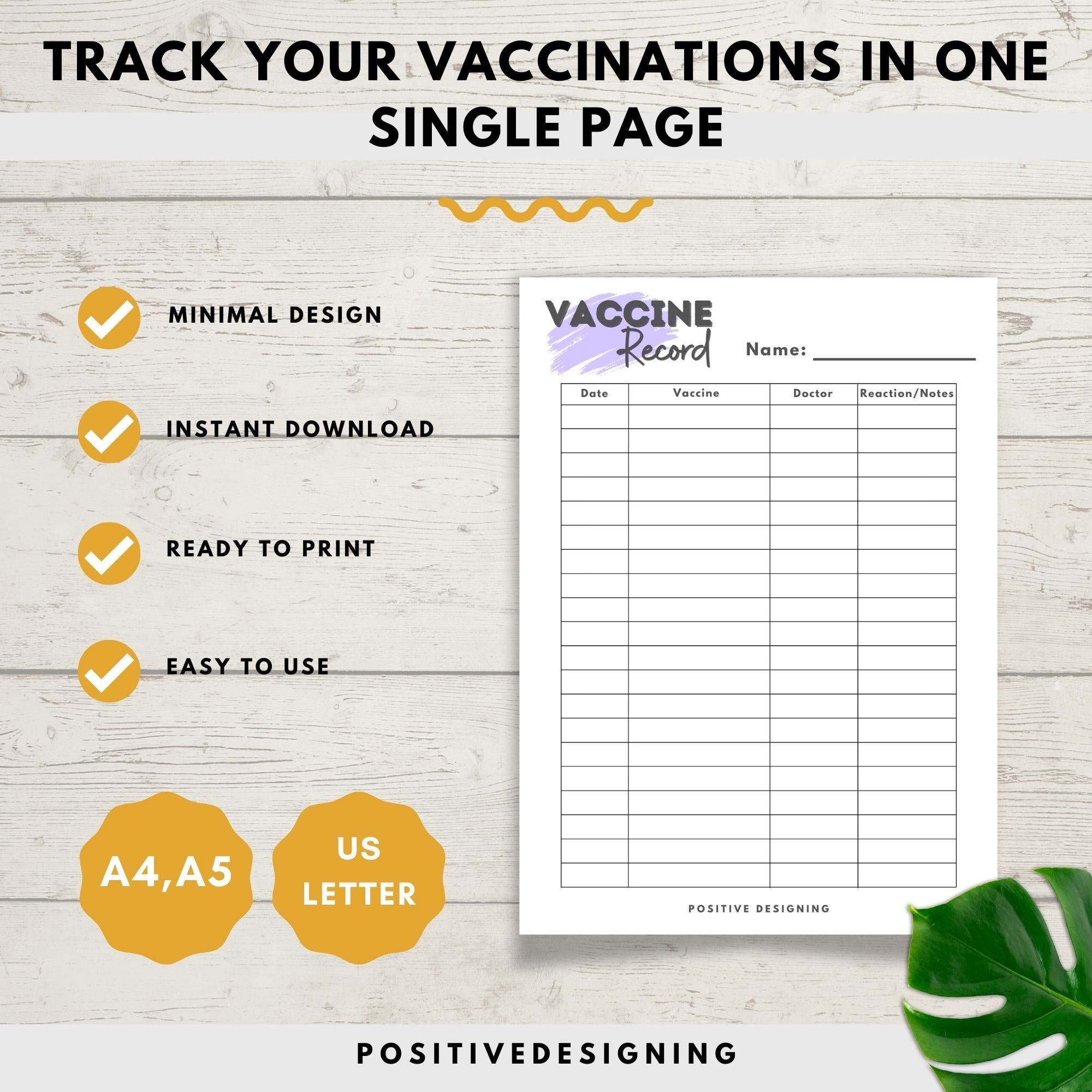 Vaccine Log Tracker, Vaccine Record, Binder Pages, Vet Vaccine Record ...