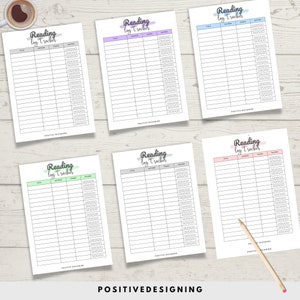 Reading Log Printable, Reading Tracker, Books to Read, Books I've Read ...