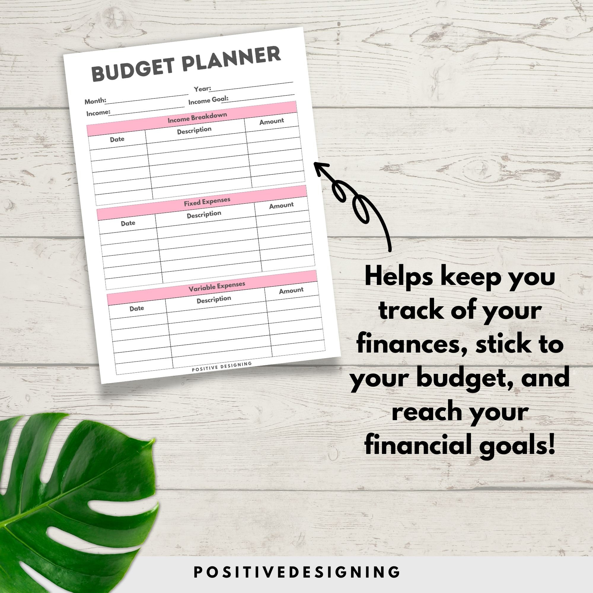 Spending Tracker Printable | Monthly Expense Log | Business Expense ...