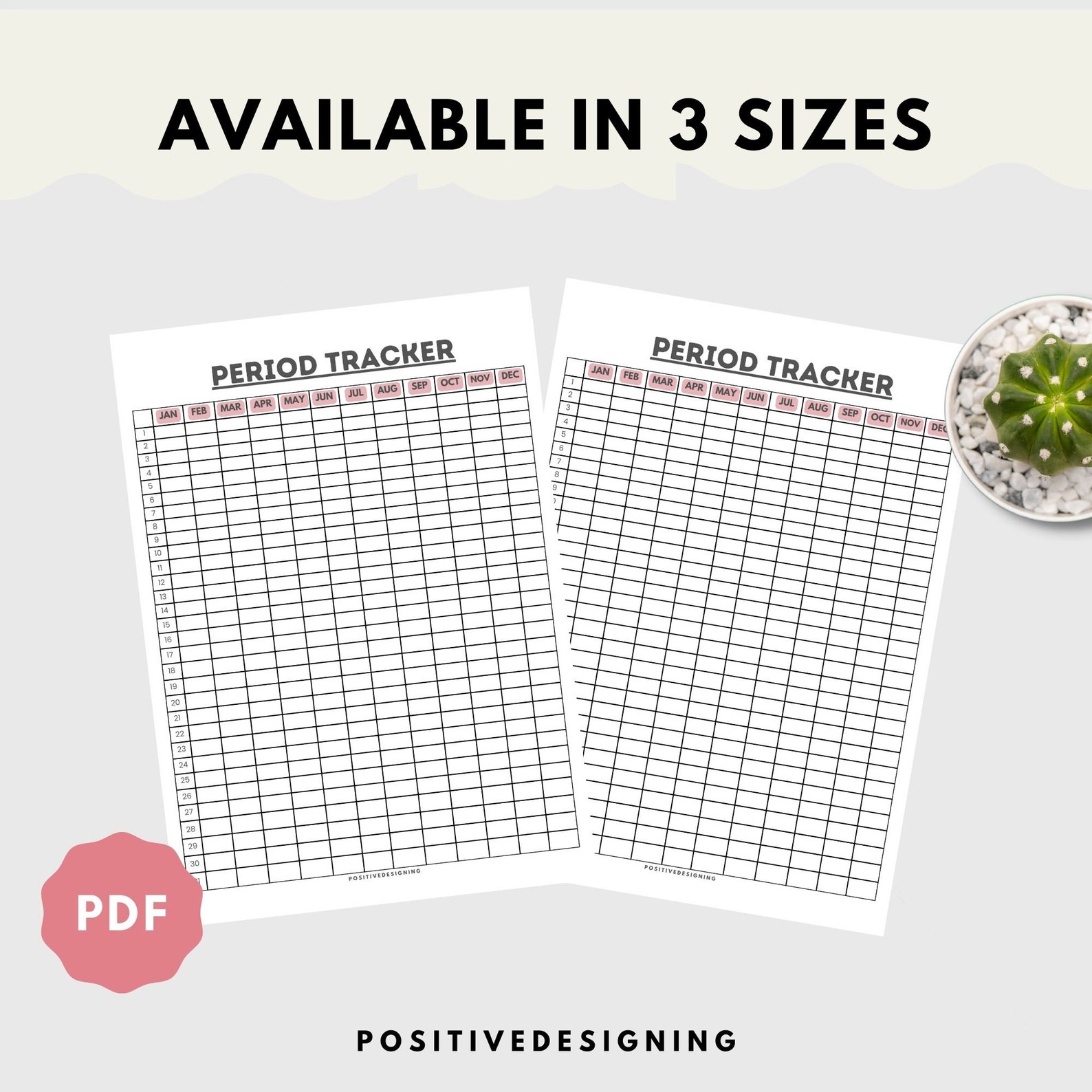 Period Tracker Printable Planner | Menstrual Tracker | Menstrual Log ...