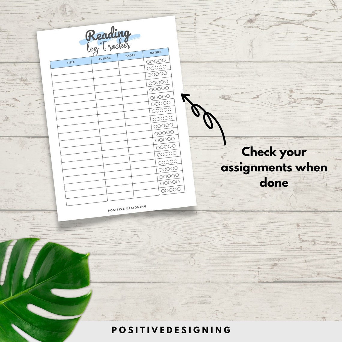 Reading Log Printable Reading Tracker Books to Read Books - Etsy