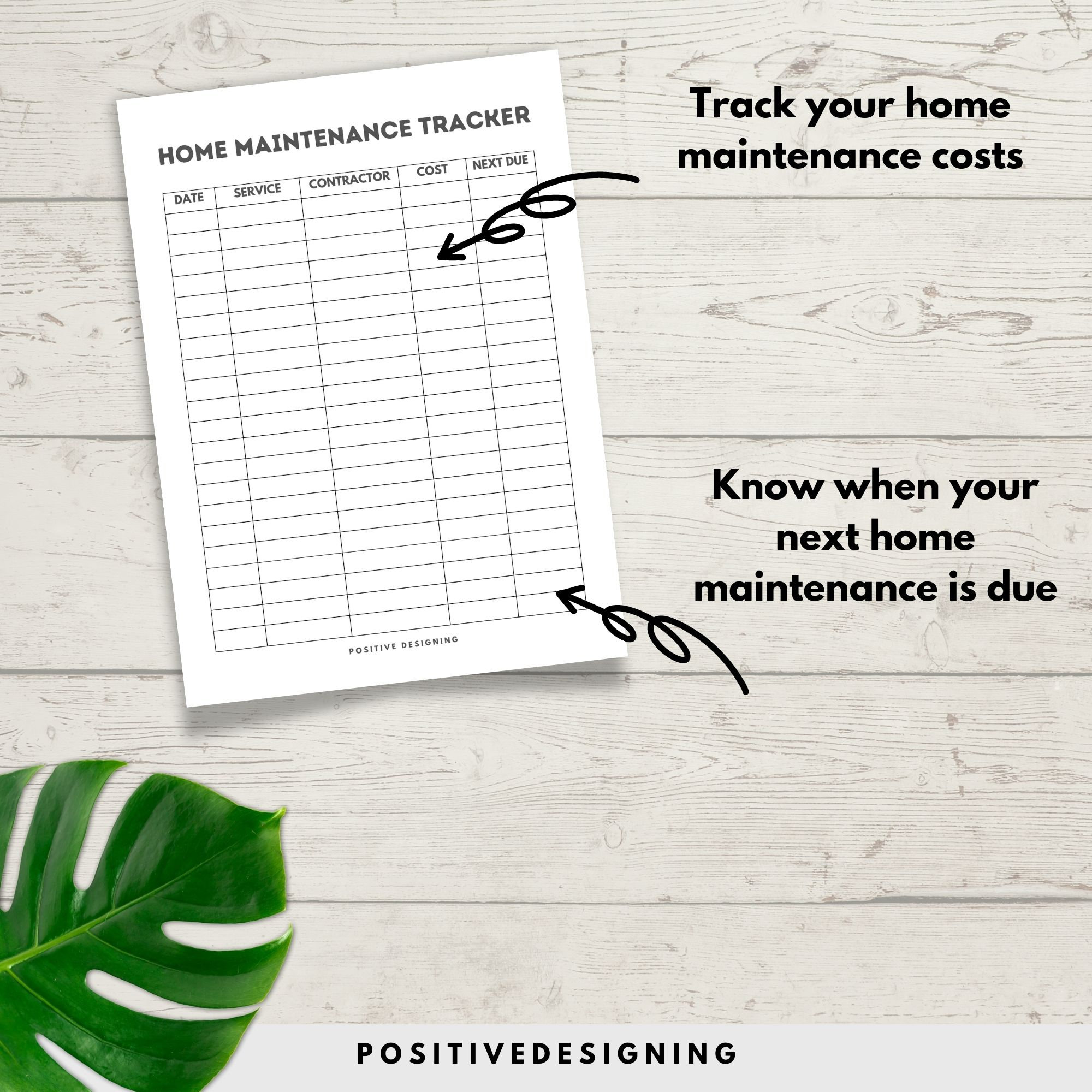 Home Maintenance Checklist, Home Management Planner, House Checklist ...