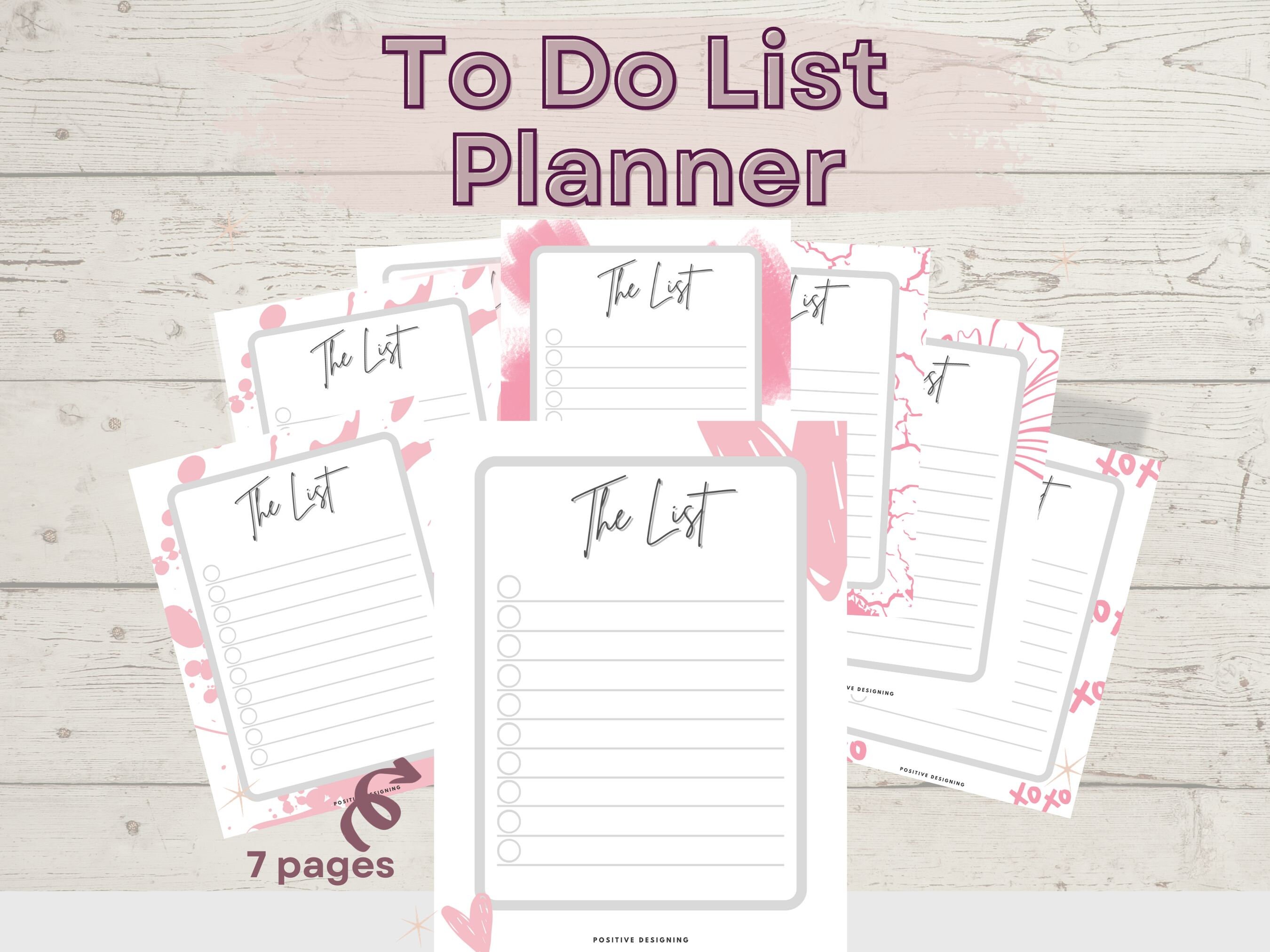 To Do List Printable, to Do List Planner Page, Productivity Planner, to ...