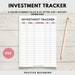 Investment Tracker Printable Stock Portfolio Progress Log Money ...