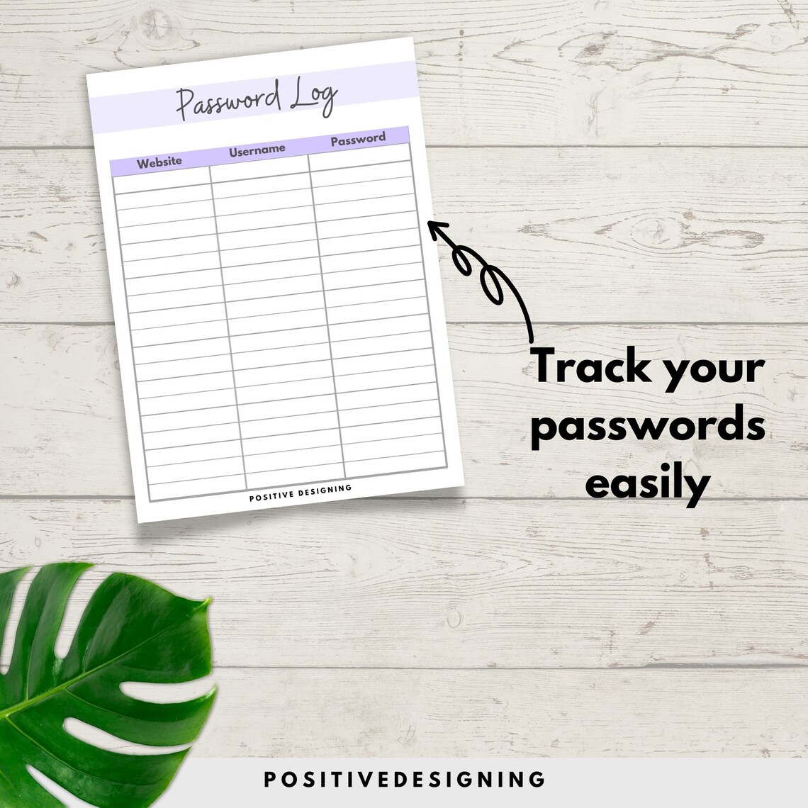 Printable Password Tracker, Password Log, Address Book Pages, Instant ...