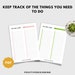 To Do List Printable Minimal, Simple Tasks List, Productivity Planner ...