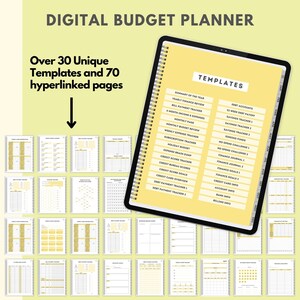 Money Planner - Digital Budget Planner - Savings Planner - Budget ...