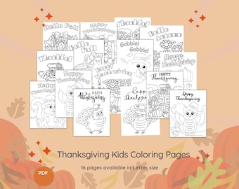 Fall Coloring Pages, Fall PDF, Fall Coloring Printables, Thanksgiving ...