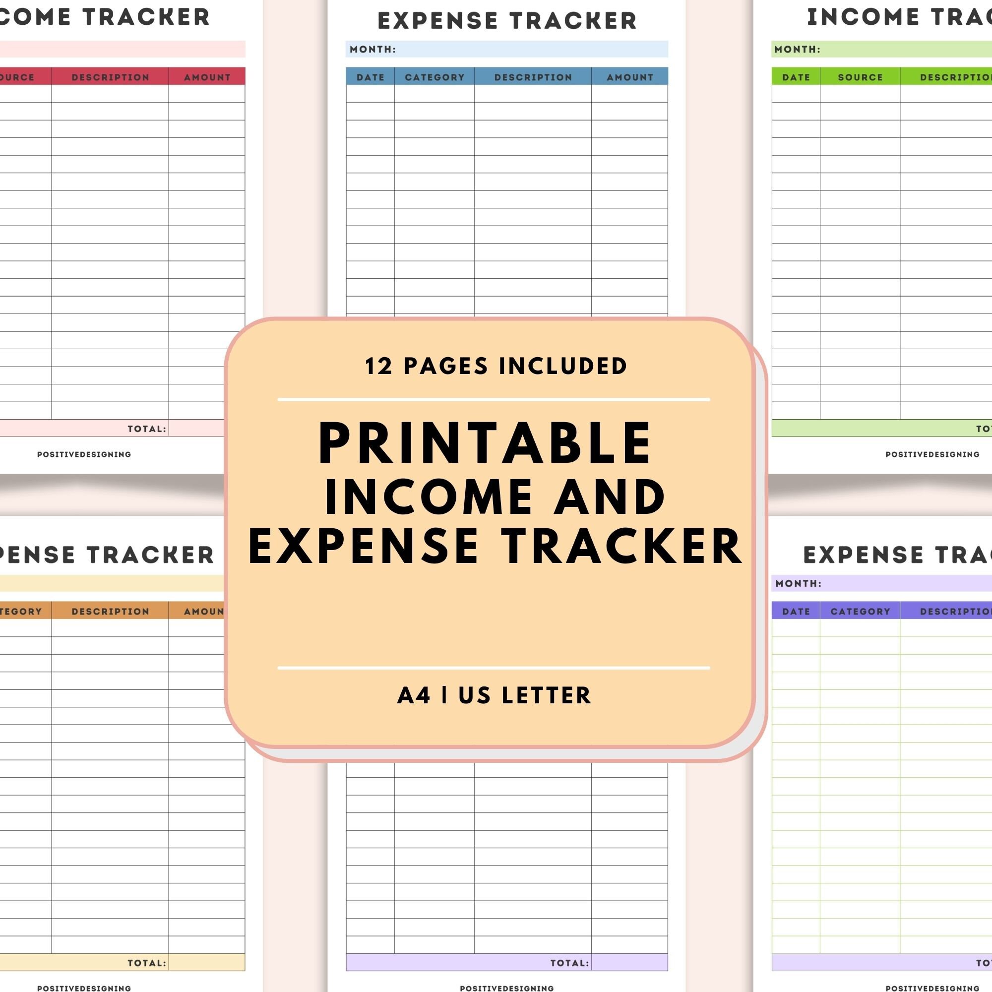 Income and Expense Tracker | Income Tracker | Expense Tracker | Income ...