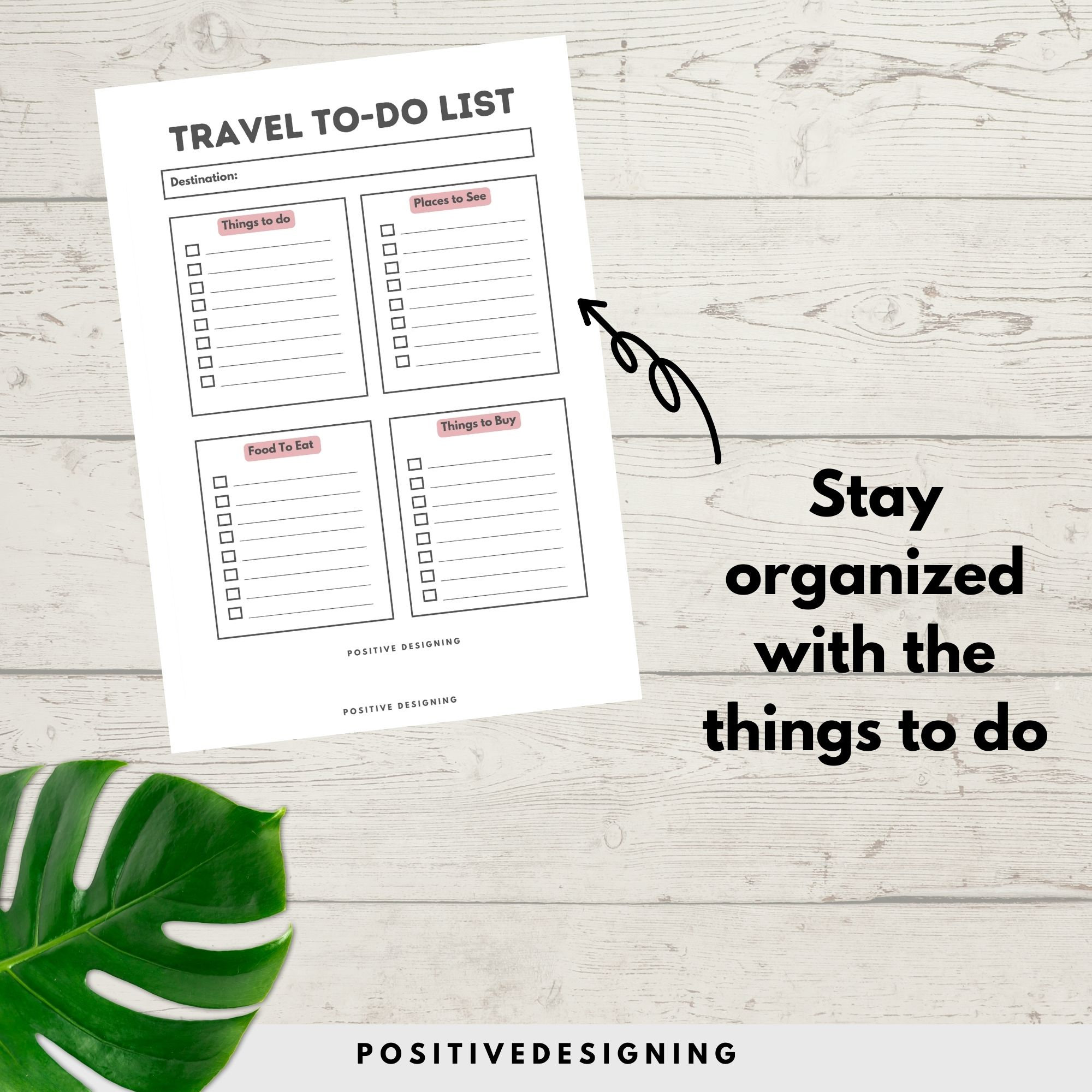 Travel to Do List – Printable Vacation Planner (digital Download) - Etsy