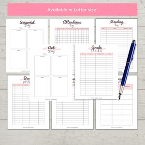 Homeschool Planner Pages, Homeschool Planner BUNDLE, Printable ...