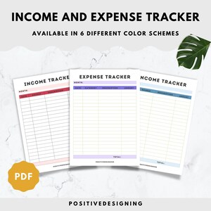 Income and Expense Tracker | Income Tracker | Expense Tracker | Income ...