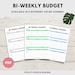 Bi-weekly Budget Planner Printable, Budget Template PDF, Budget by ...