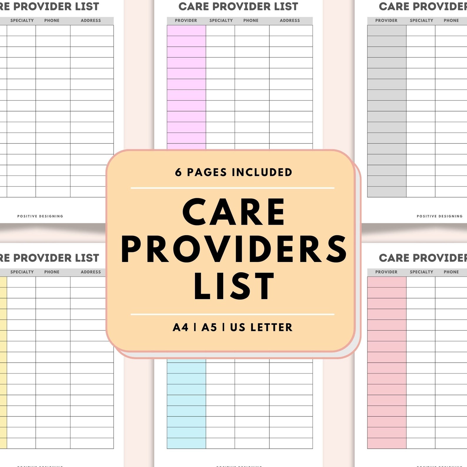 Health Care Provider, Medical Specialist, Instant Download, Home Health ...