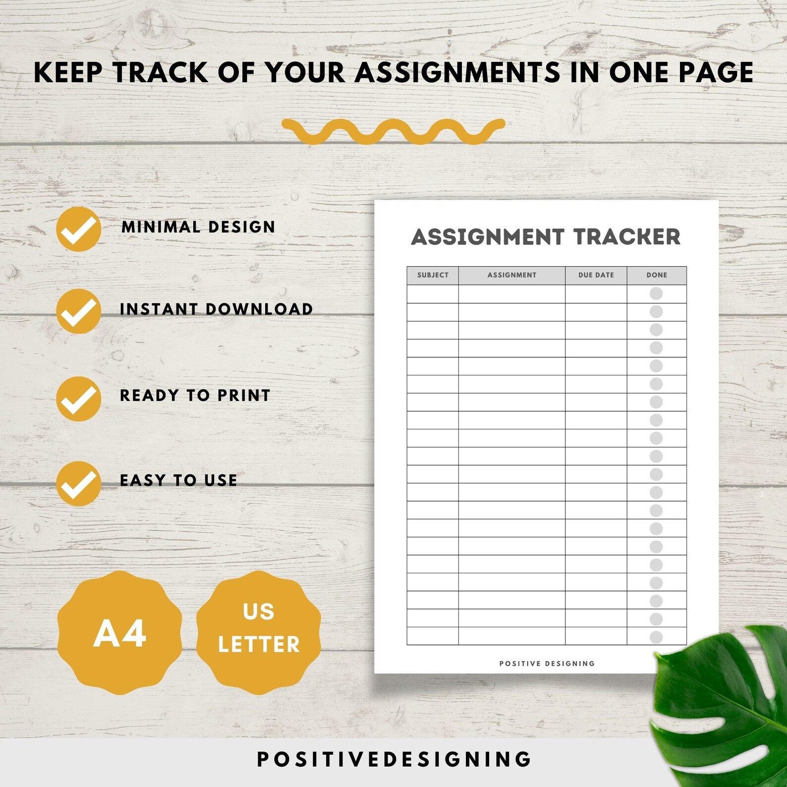 Assignment Planner, Assignment Tracker, Table Assignments, Homework ...